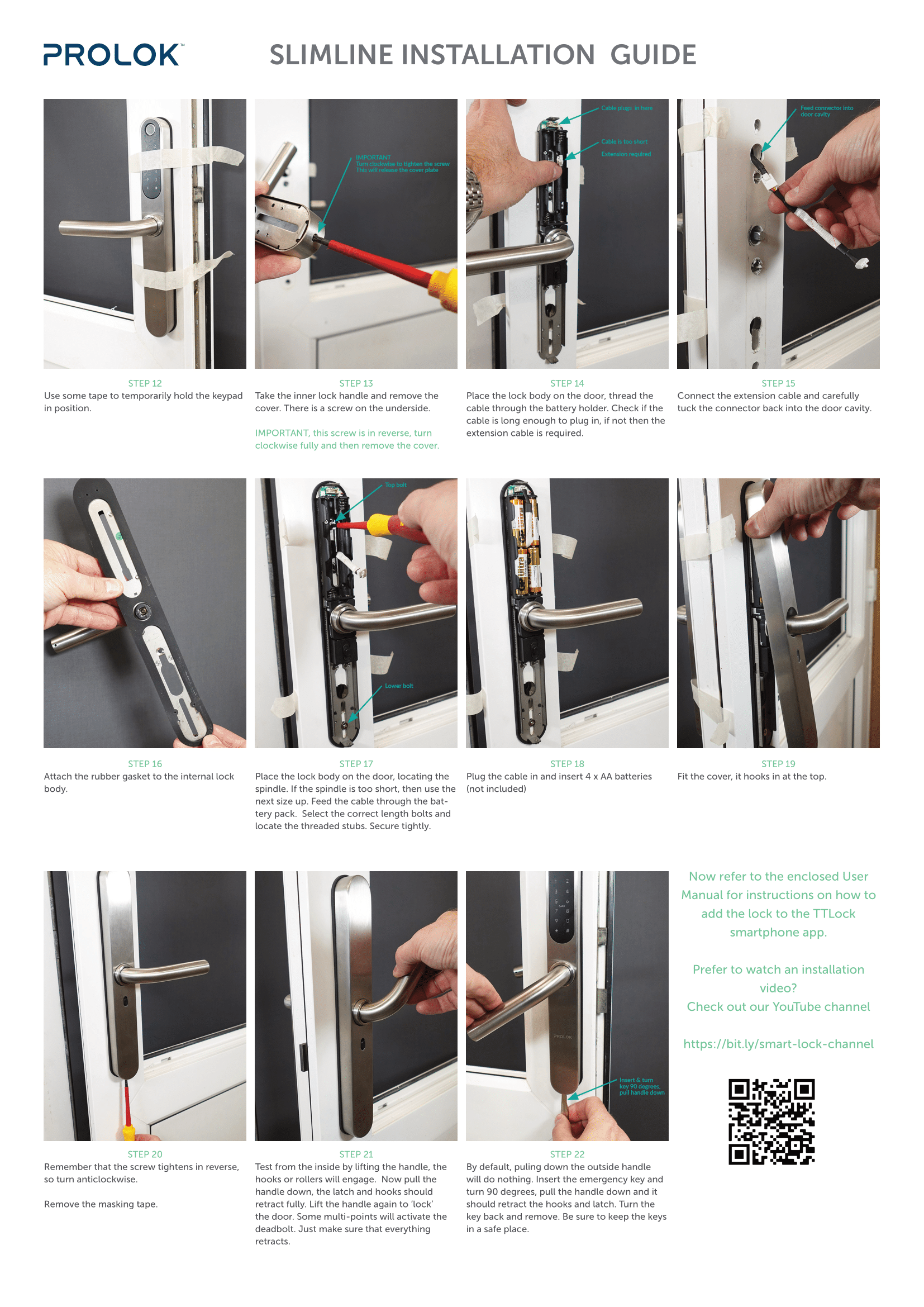 PROLOK Slimline: Hardware Installation Guide