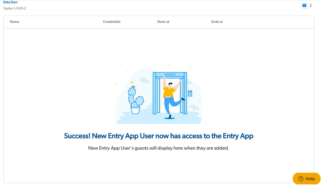 Entry App settings and configuration (web portal)
