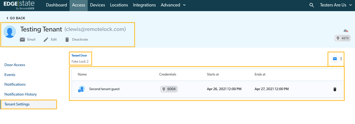 Entry App settings and configuration (web portal)