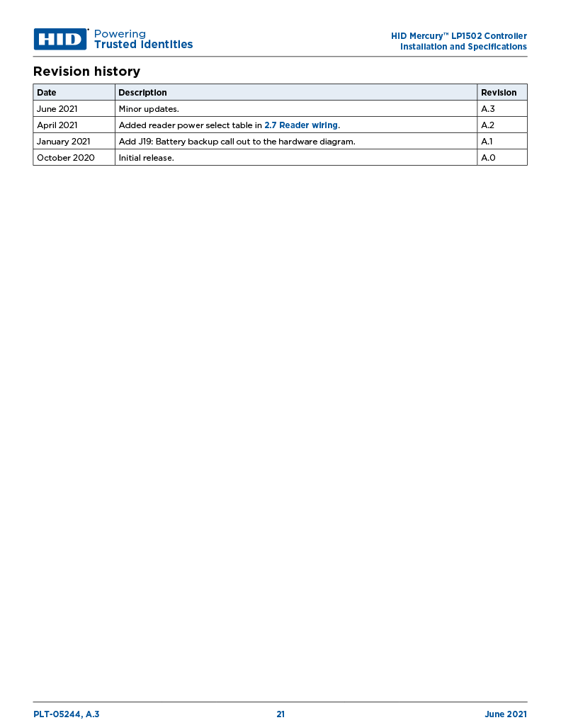 LP1502 (Controller) User Manual – SimpleAccess