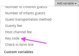 Using Guesty's "Keycode" and Automated Messaging