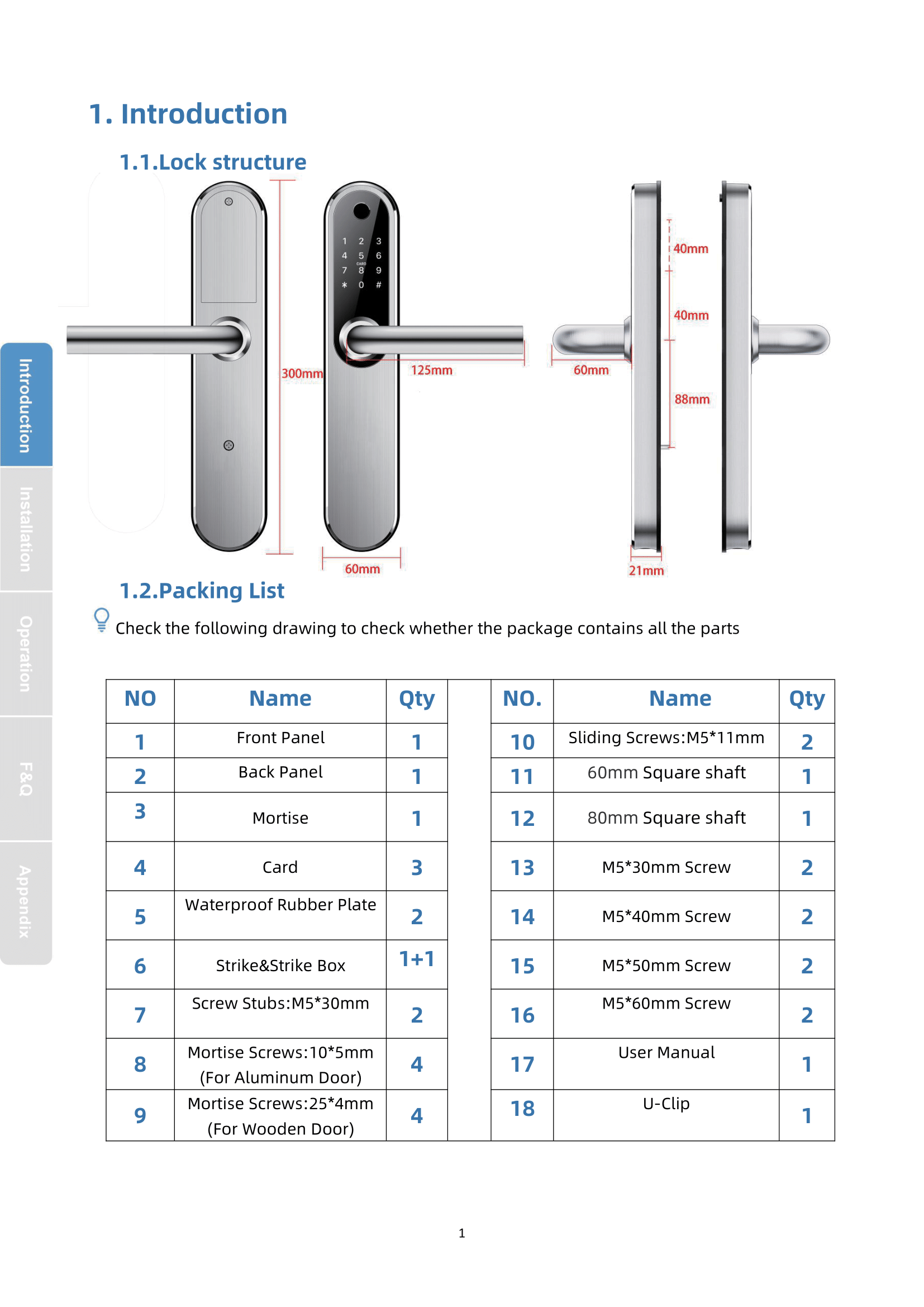 PROLOK Deluxe: Hardware Installation Manual