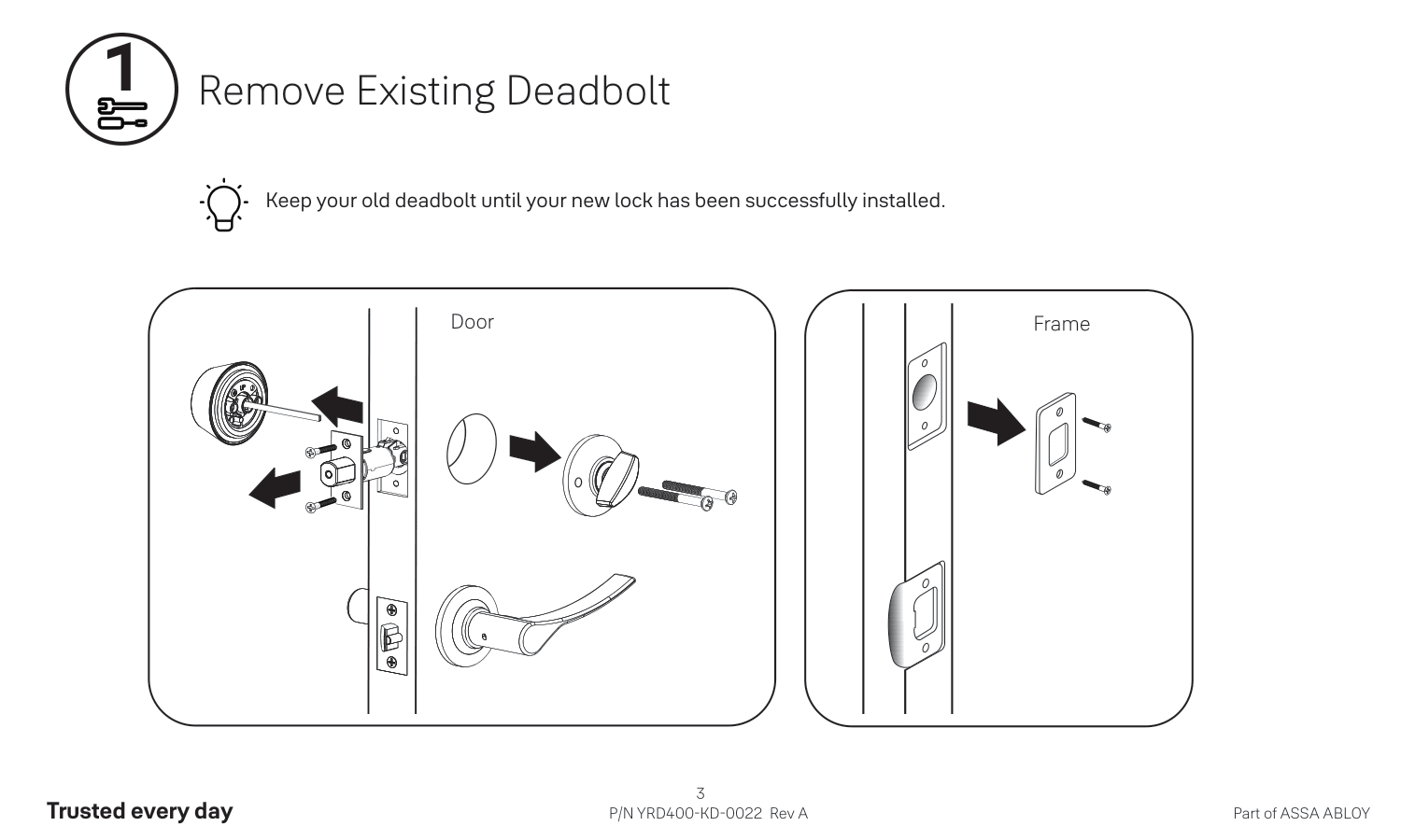 Yale Assure Lock 2 Keyed Deadbolt Installation Guide