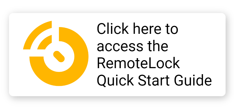 RemoteLock Onboarding: Quick Start Guide