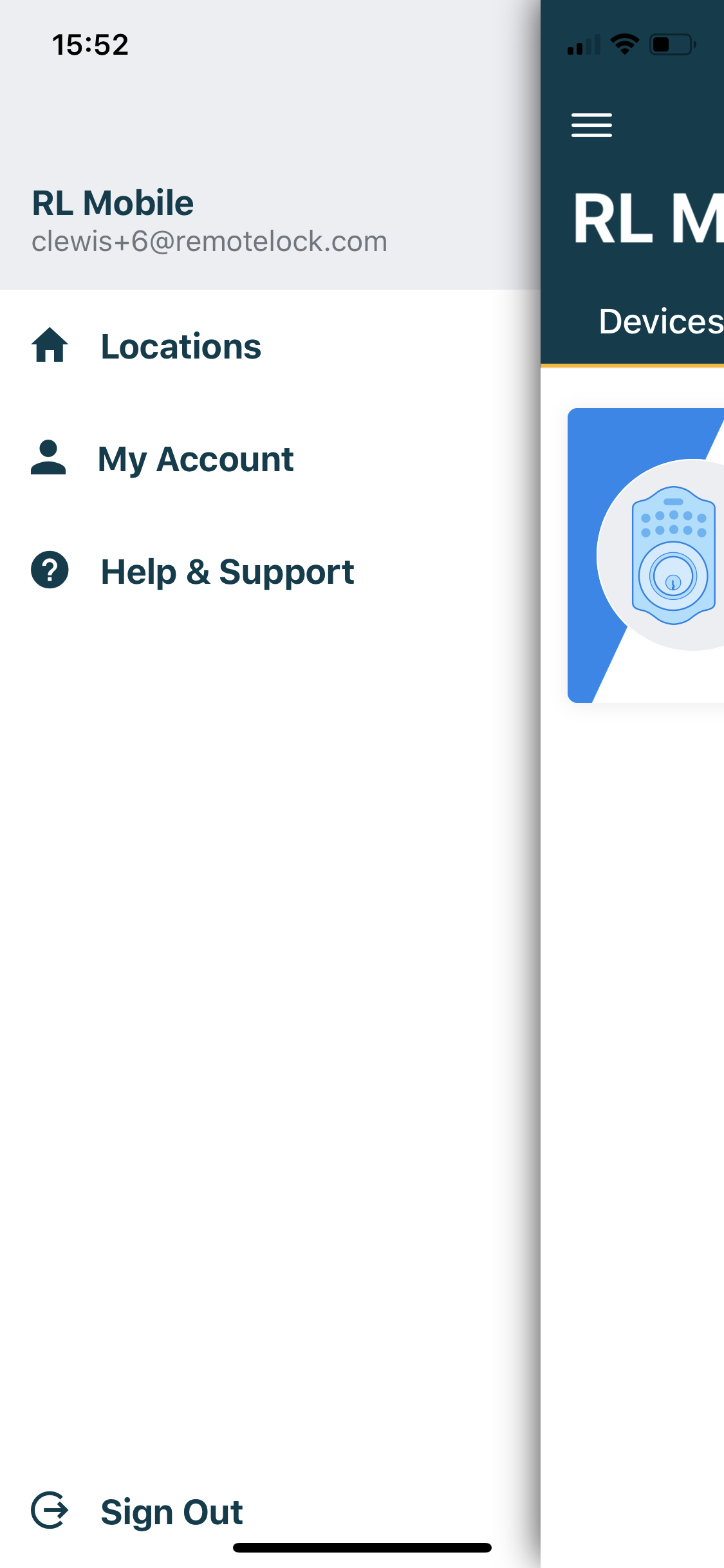RemoteLock Mobile App Overview