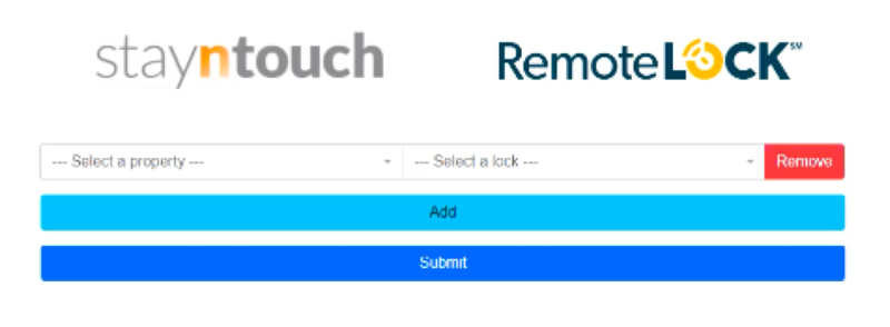 Stayntouch / RemoteLock Integration (In Pilot)