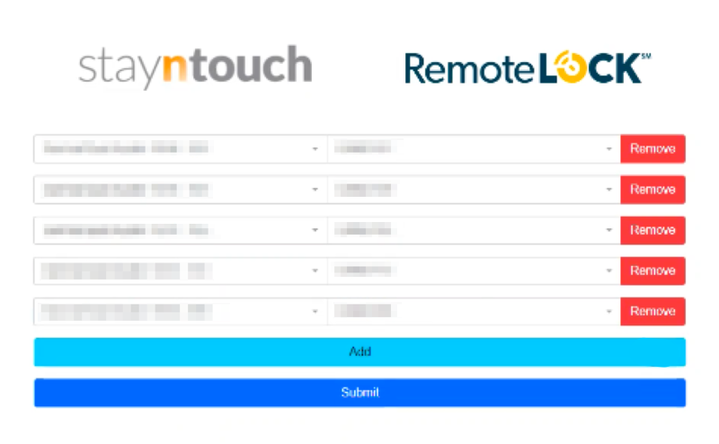 Stayntouch / RemoteLock Integration (In Pilot)