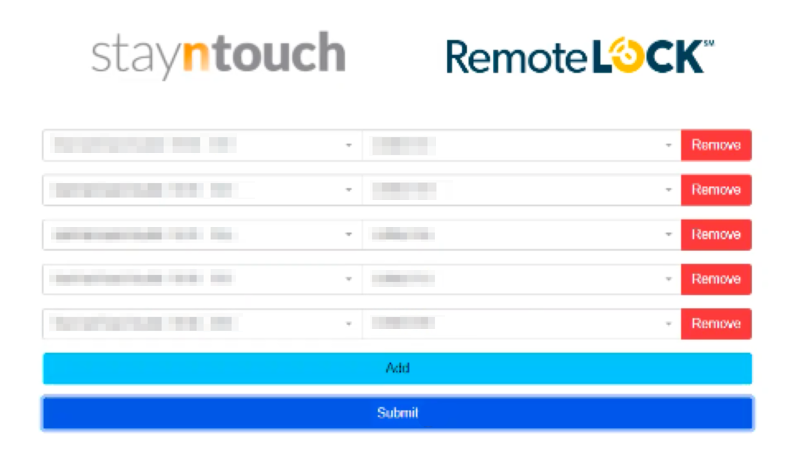 Stayntouch / RemoteLock Integration (In Pilot)