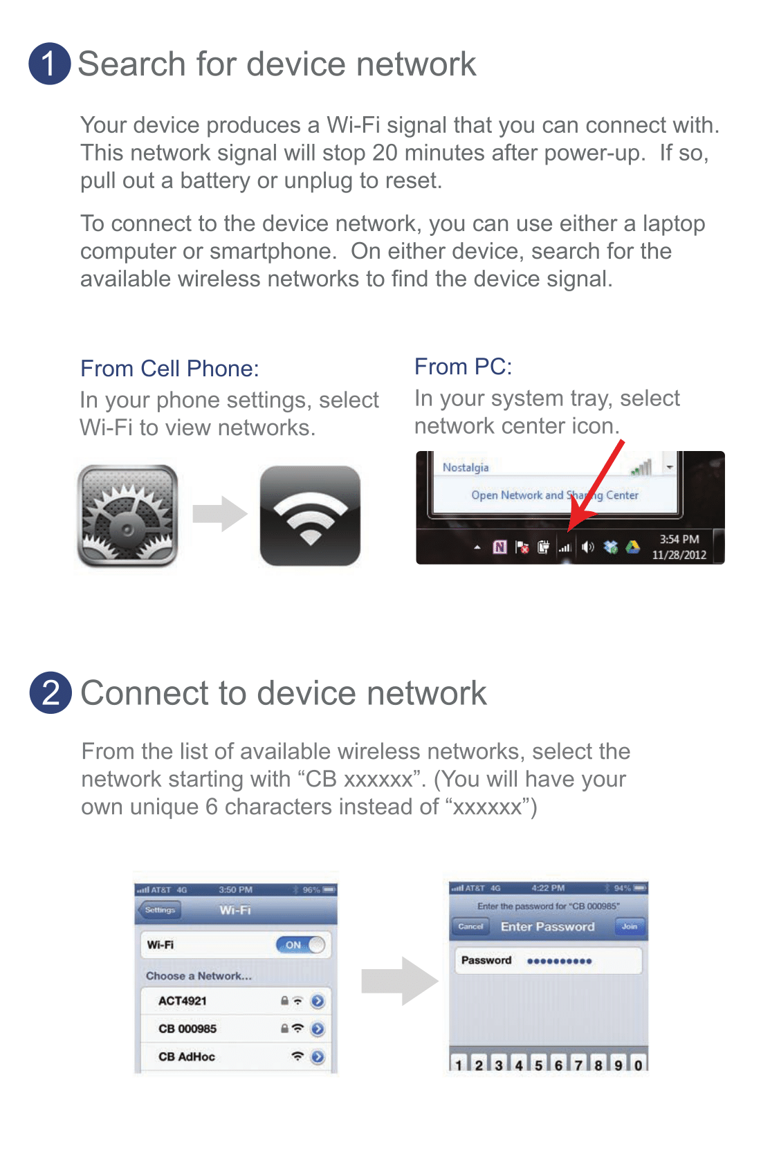 Legacy Device Wi-Fi Setup (Provisioning) Guide
