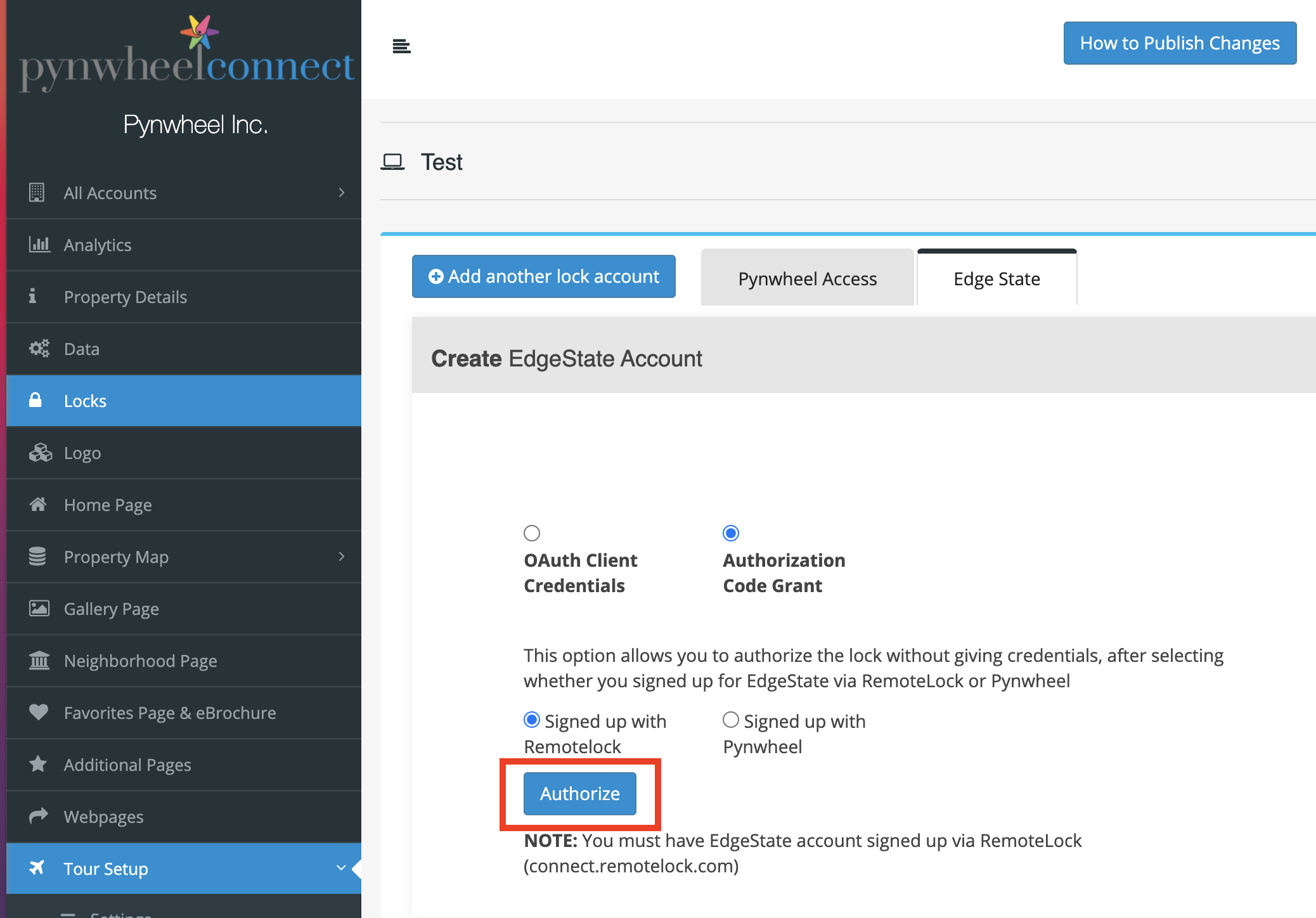 Pynwheel Integration with RemoteLock Overview