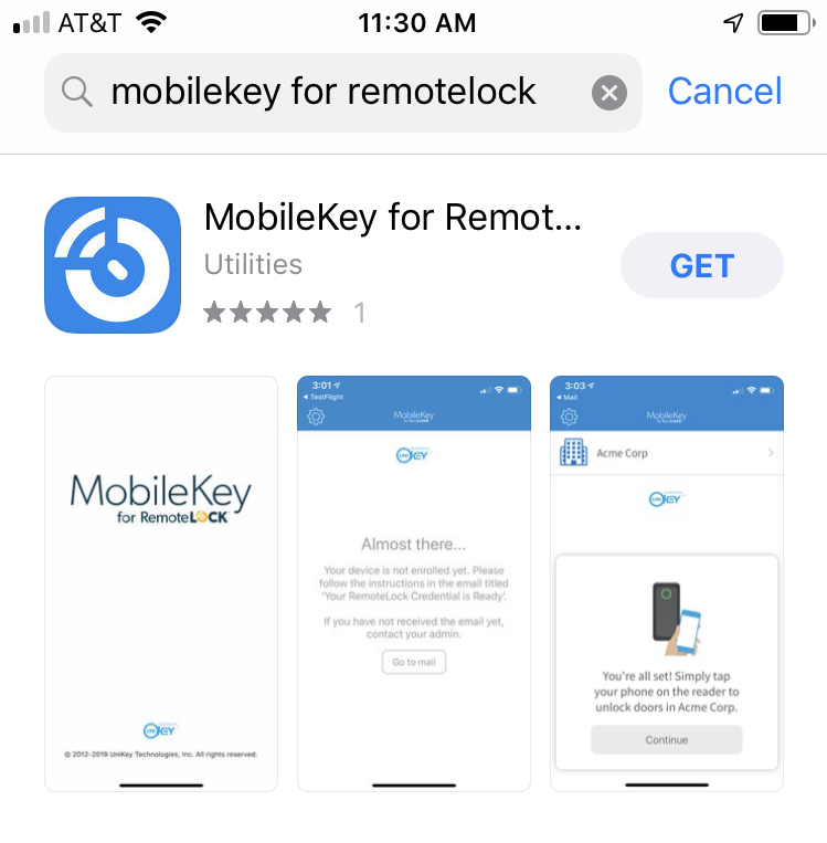 Creating Mobile Key Credentials