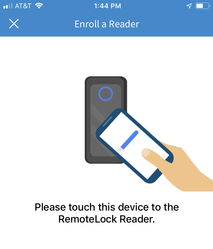 RemoteLock Mobile Key Reader Setup