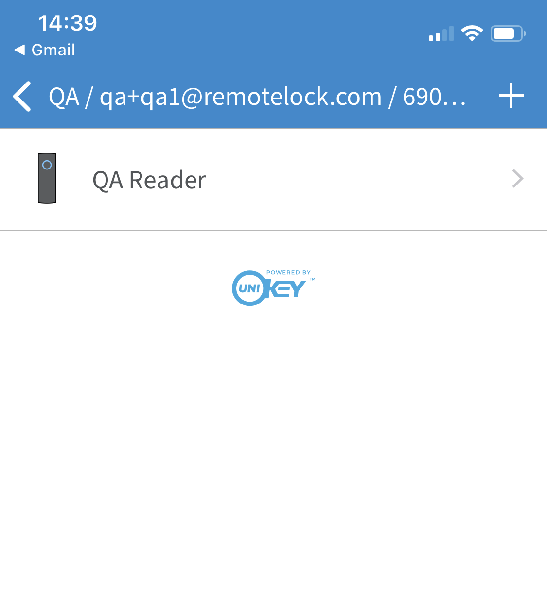 RemoteLock Mobile Key Reader Setup