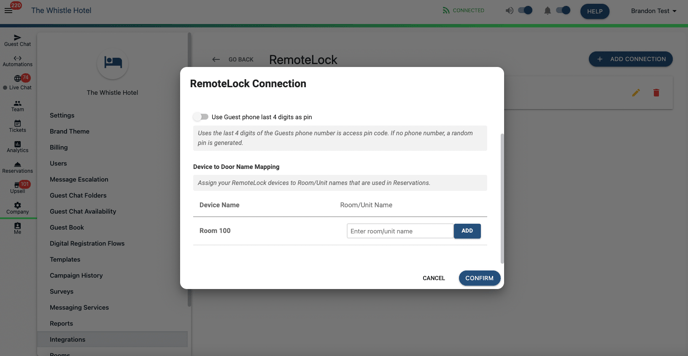 Whistle (Legacy) / RemoteLock Integration