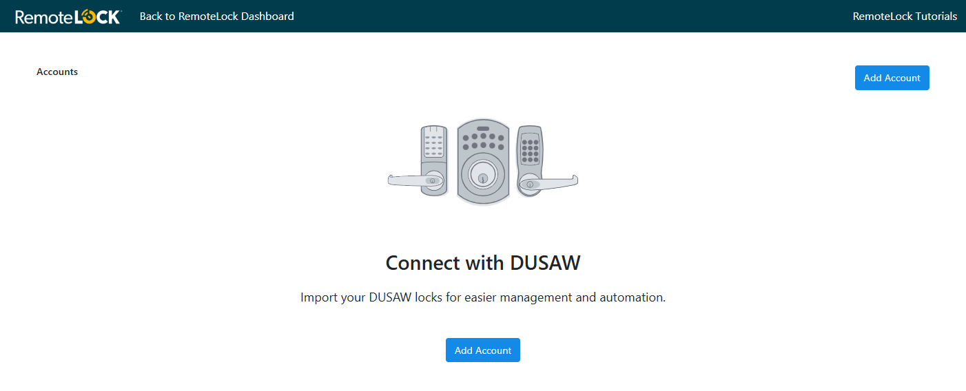 Dusaw / RemoteLock Integration Instructions