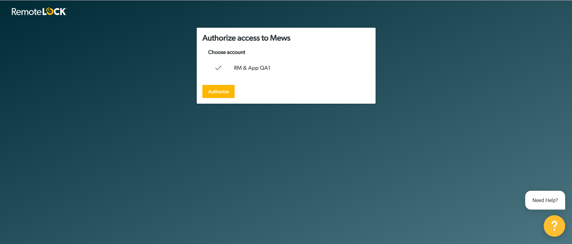 Mews / RemoteLock Integration Instructions