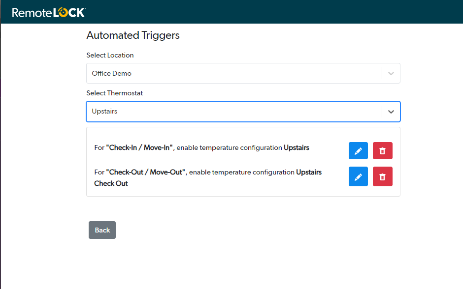 Resideo / RemoteLock Integration: Thermostats and Water Leak Detectors